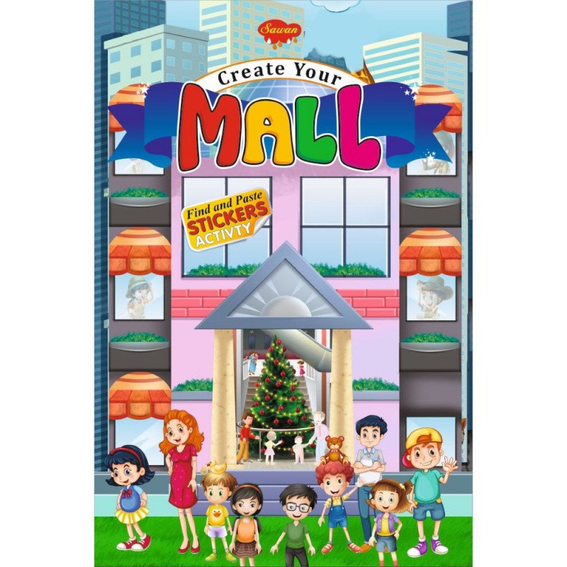 Create Your Mall Sticker Activity Book - The Factory Outlet