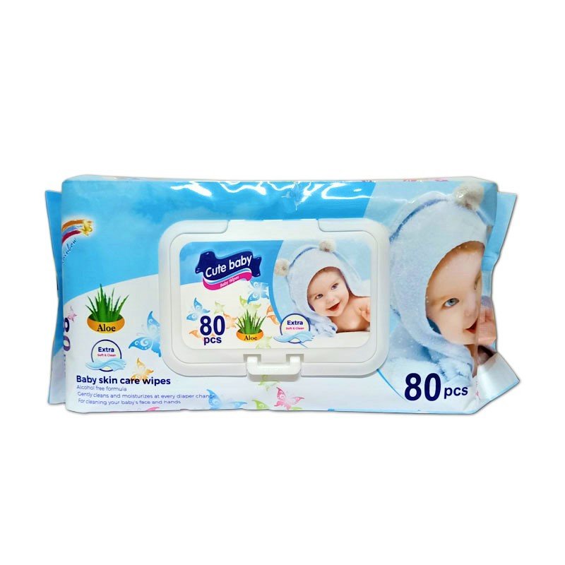 Cute Baby Wipes With Lid 80s - Kids Island - Toys & Baby Shop