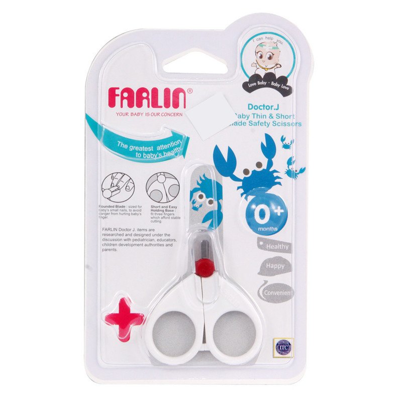 Farlin Scissor Thin/Short Blade - Kids Island - Toys & Baby Shop