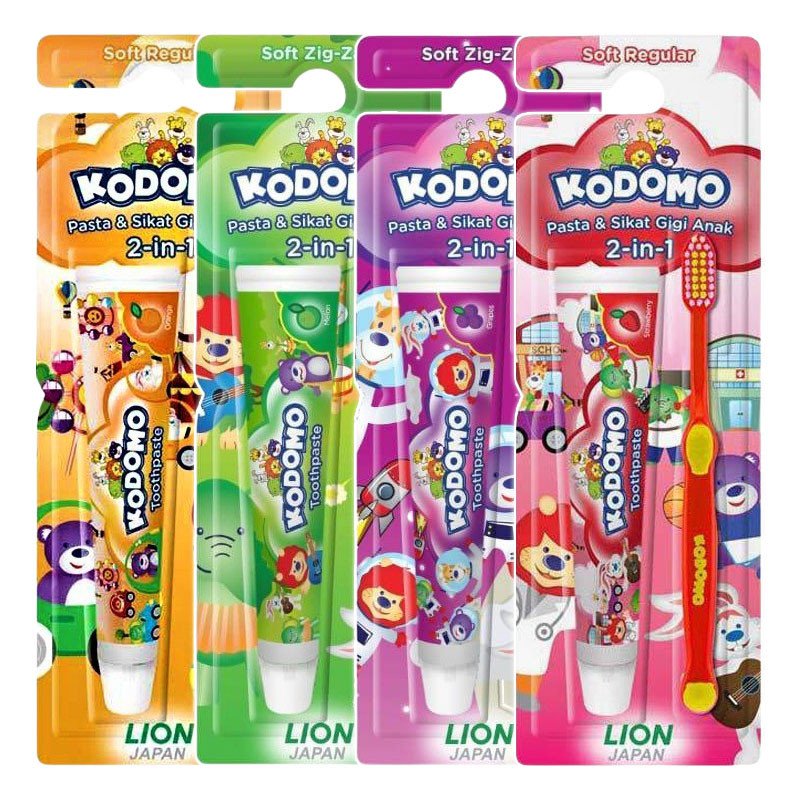 Kodomo Toothpaste 45g With Toothbrush - Kids Island - Toys & Baby Shop