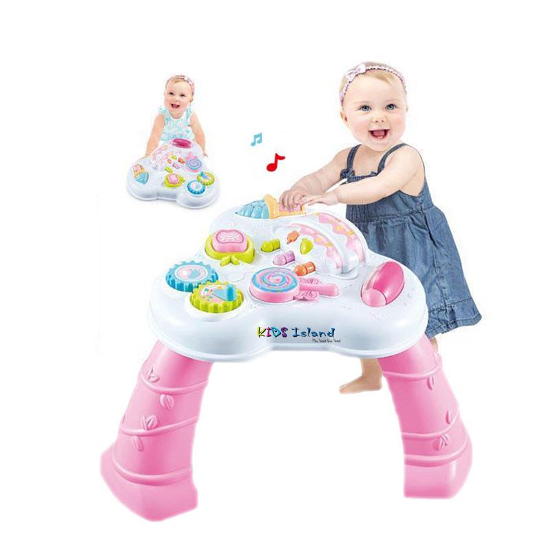 Learning Table Triangular Pink - Kids Island - Toys & Baby Shop