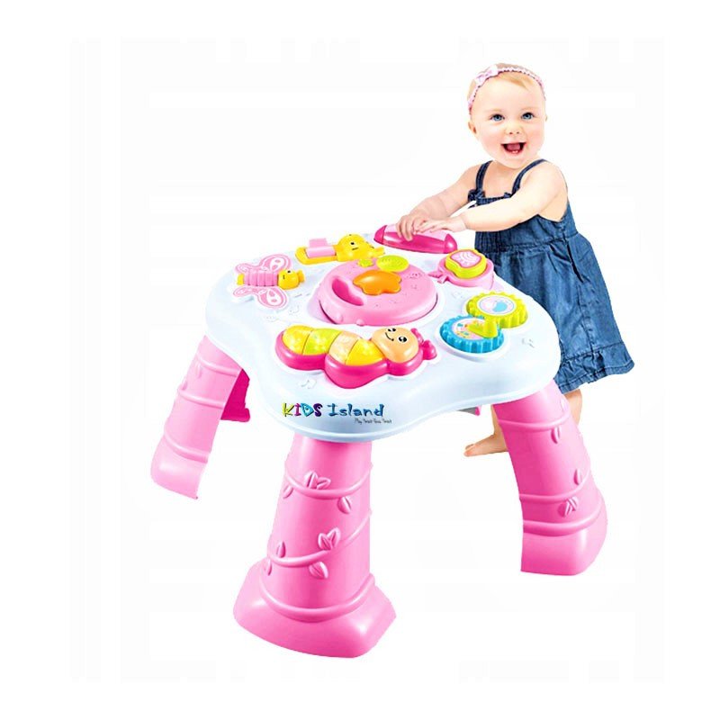 Learning Table Square Pink - Kids Island - Toys & Baby Shop
