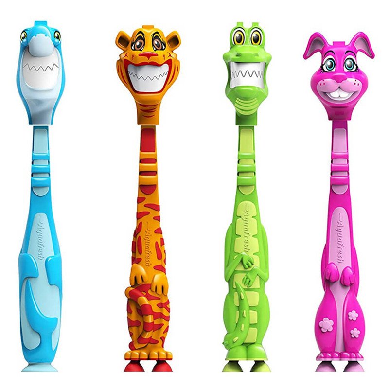 Aquafresh Little Teeth Toothbrush 3-5 Years - Kids Island - Toys & Baby ...