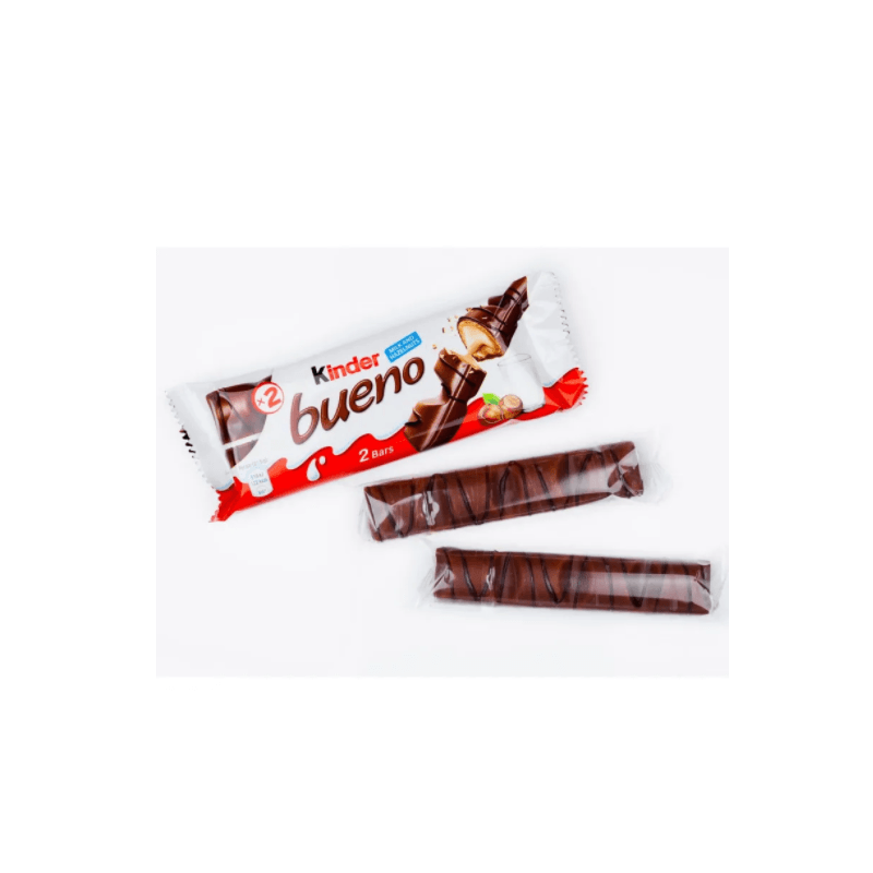 Kinder Bueno Chocolate 2 Bars 43g - The Factory Outlet