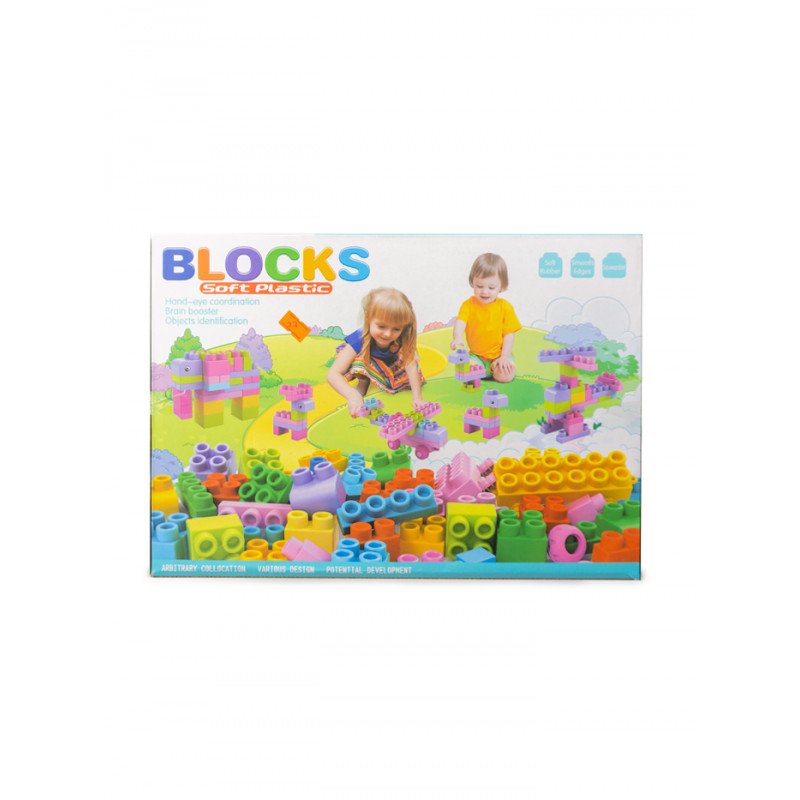40 Pcs Blocks Soft plastic Ages 3+ - The Factory Outlet
