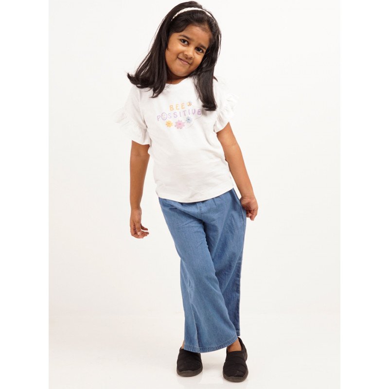 Girl's Crew Neck T-Shirt - The Factory Outlet