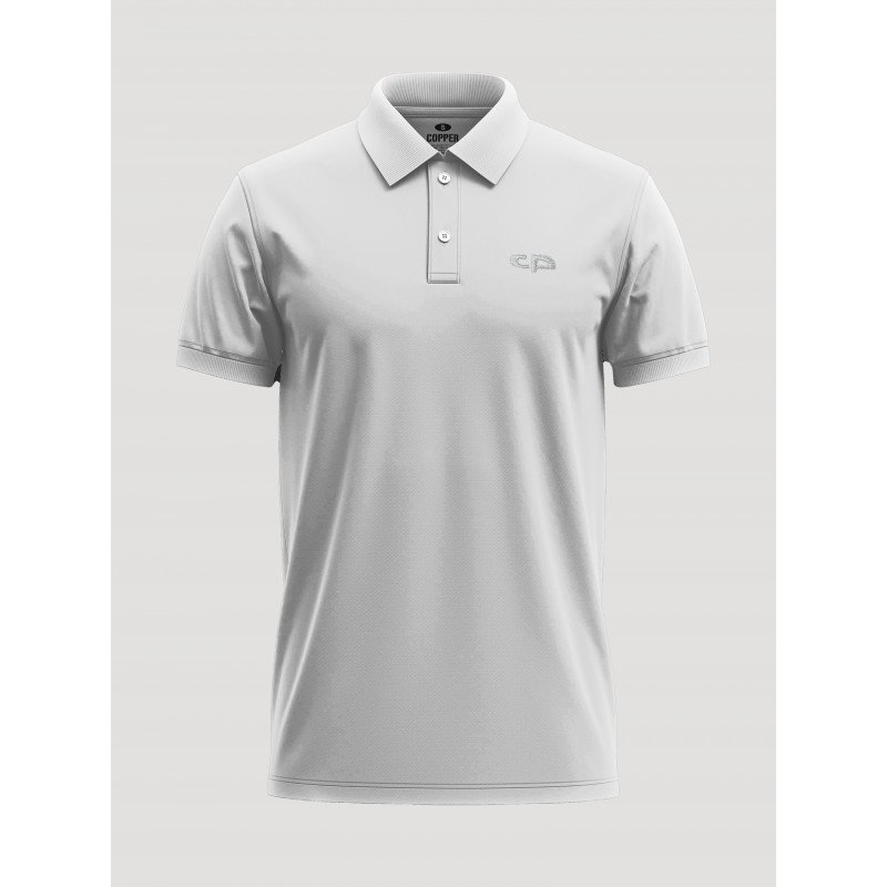 Men's Ghost White Smart Fit Polo - 770-C2 - Zoop