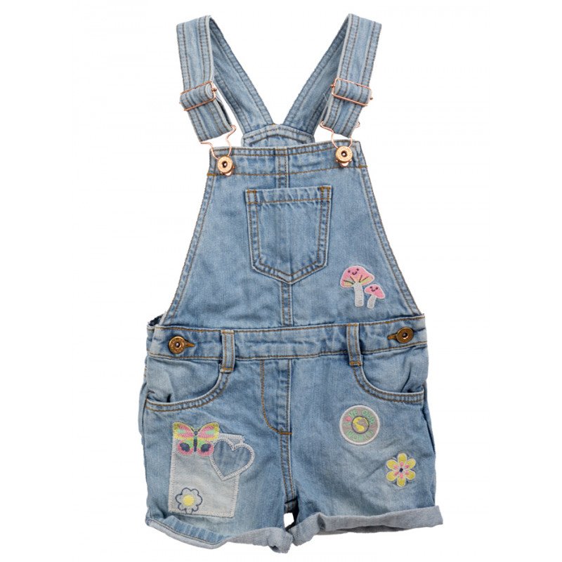 Girl's Denim Dungaree - The Factory Outlet