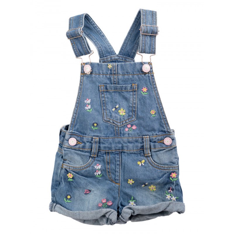 Girl's Denim Dungaree - The Factory Outlet