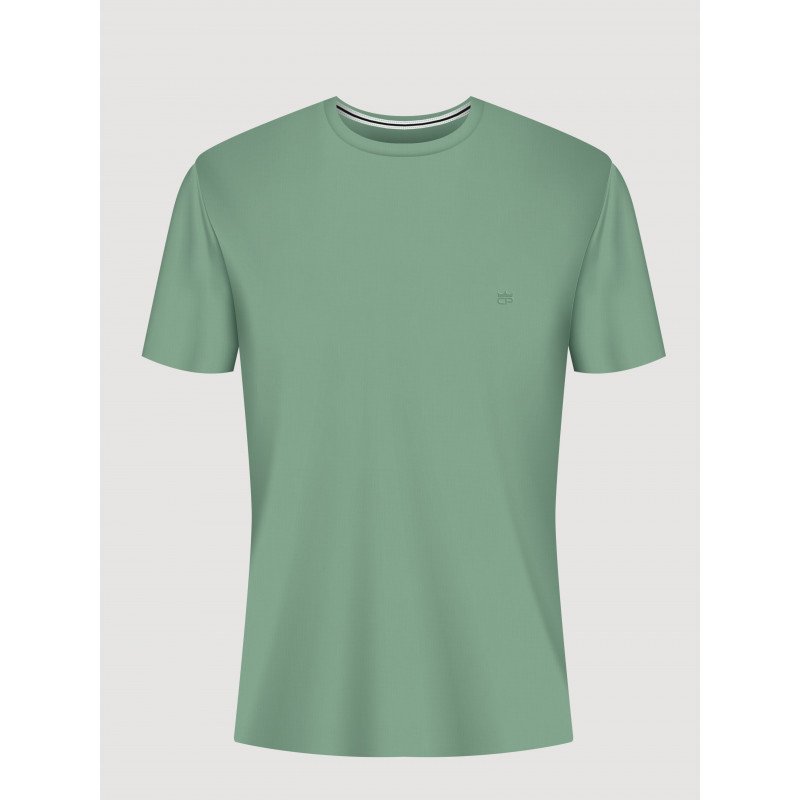 Mint Green Crew Neck T-Shirt - 1094 - Zoop