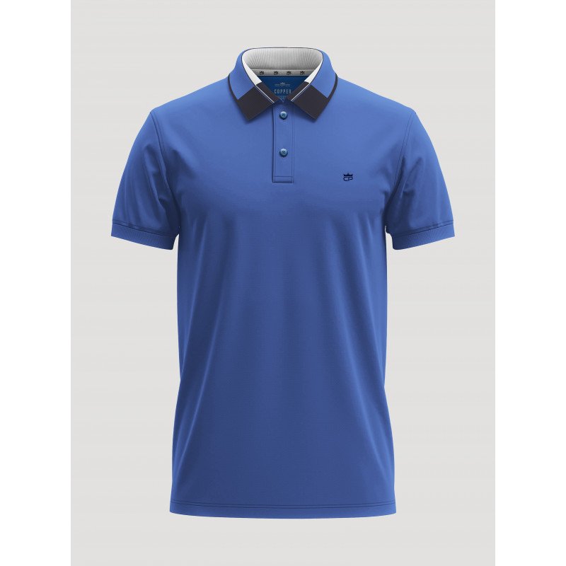 Dynamic Blue Men's Polo T Shirt - 883 - Zoop