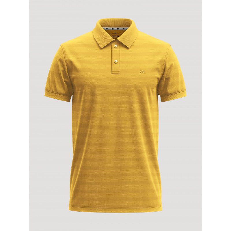 Cyber Yellow ActiveWear Polo T shirt - 887 - Zoop