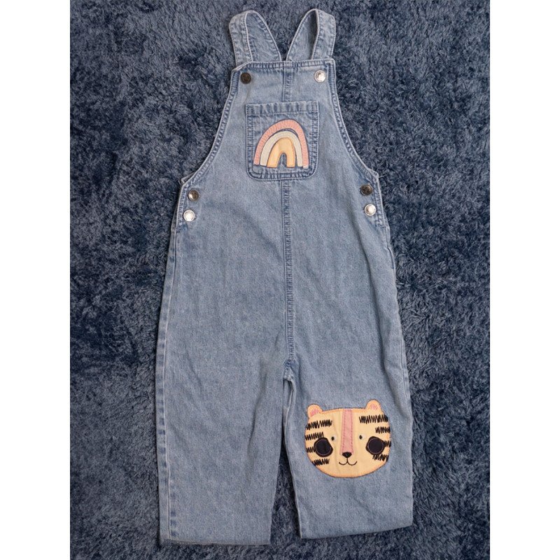 Girl's Denim Dungaree - The Factory Outlet