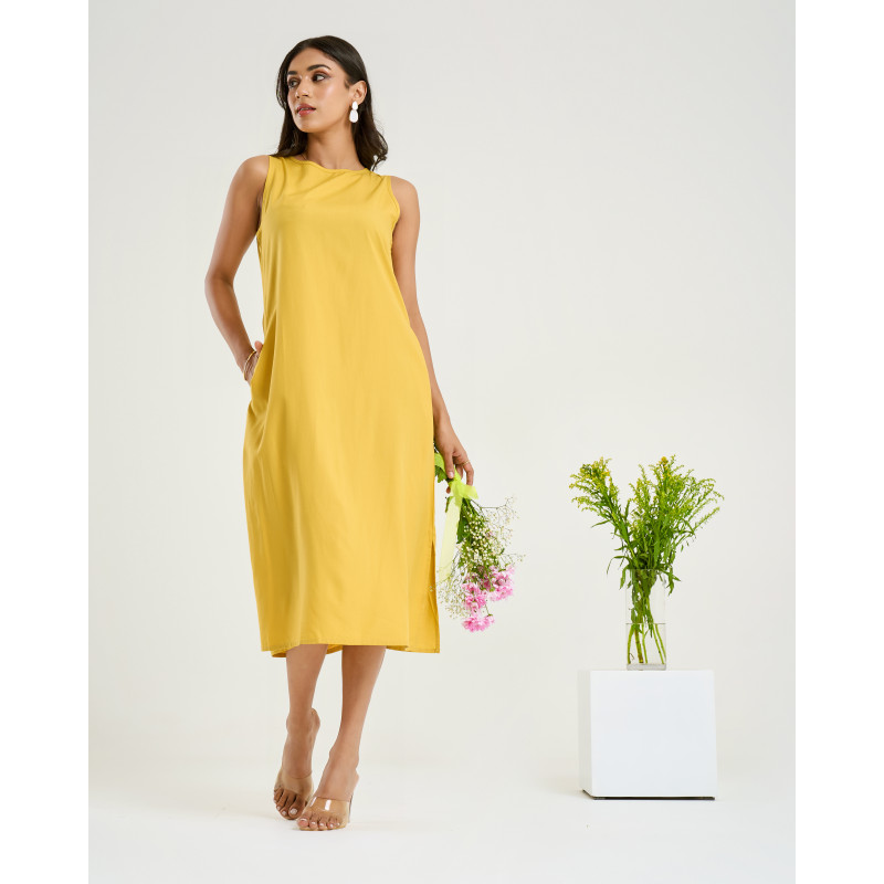 Relaxed A-line Dress - Rich Look