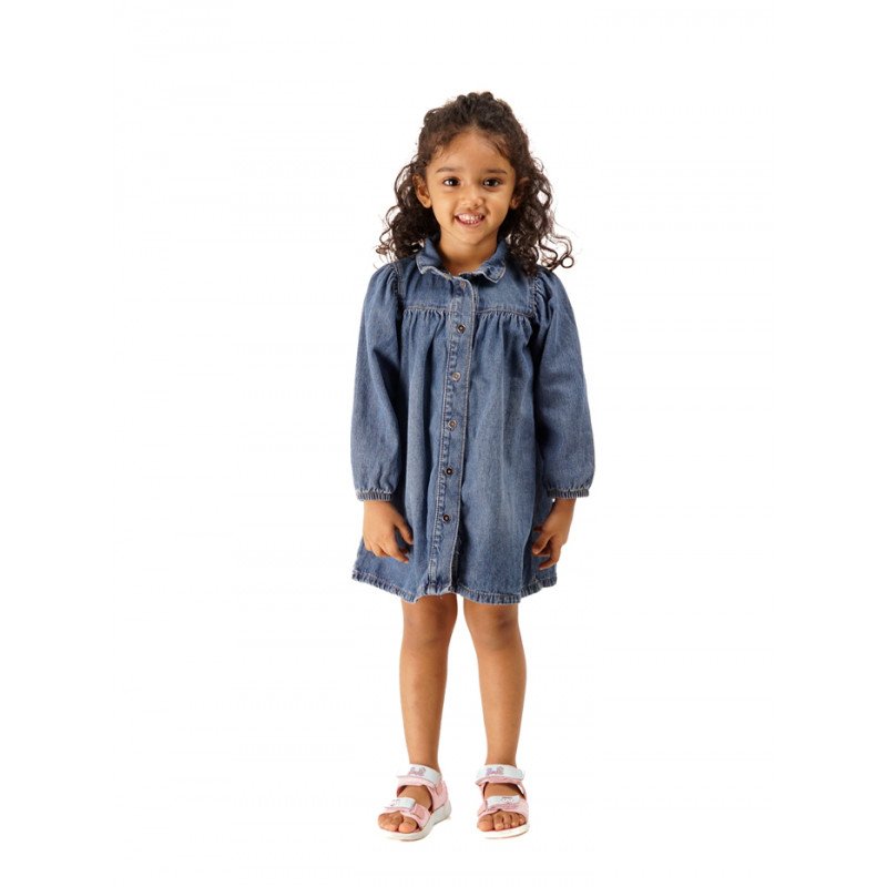 Girl's Denim Dress - The Factory Outlet