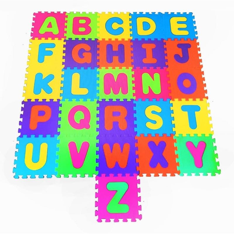 1ft x 1ft Eva Foam Play Puzzle Mat Alphabet (26 PCS A to Z) - Kids ...
