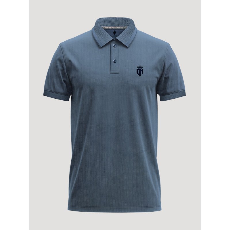Ice Blue Men's Polo T Shirt - 2510-DM - Zoop