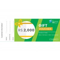 Gift Voucher 2000 - The Factory Outlet