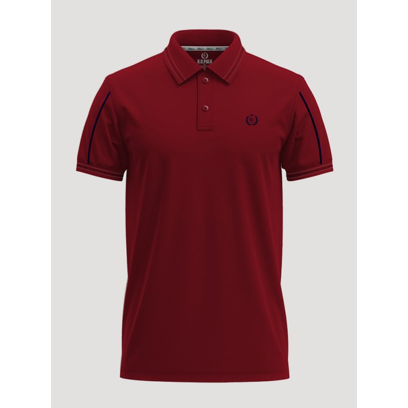 Ember Red Men's Polo T Shirt - 2047 - Zoop