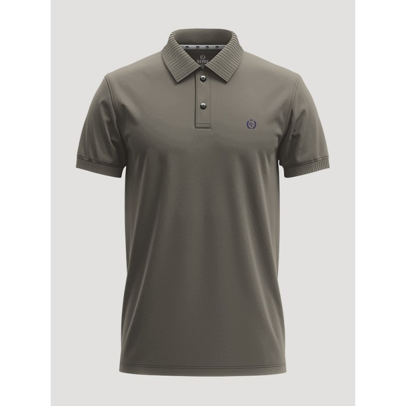 Silver Dew Grey Men's Polo T Shirt - 2062 - Zoop