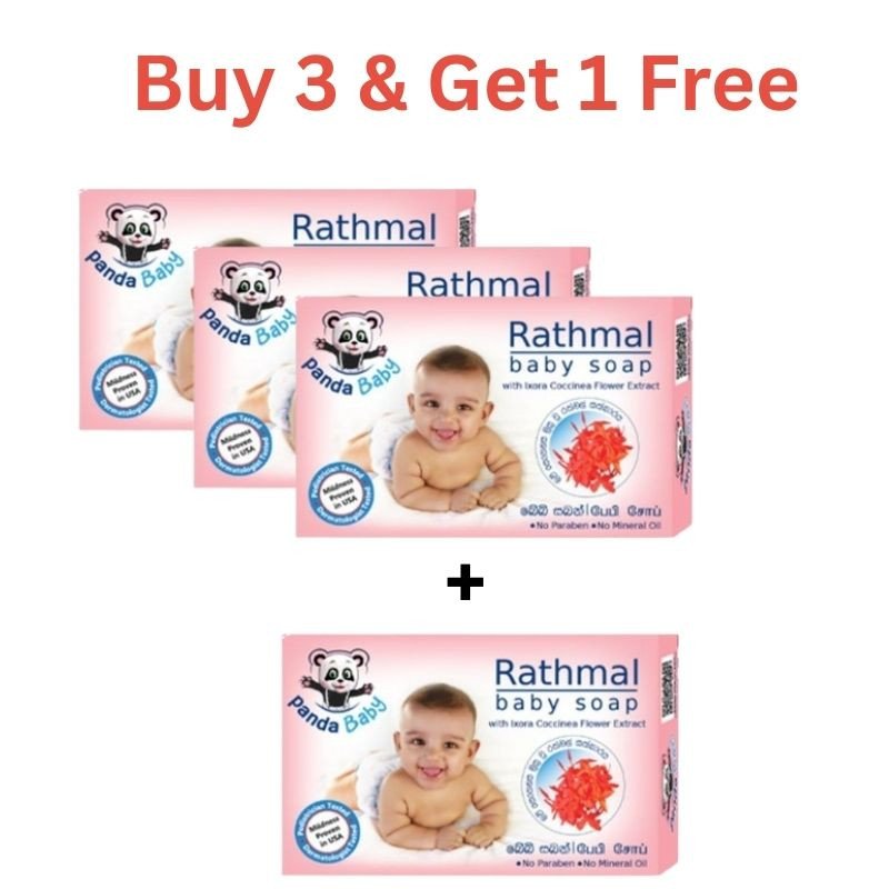 Panda Baby Soap – Rathmal 60g (3pcs Pack +1 Free) - Kids Island - Toys ...