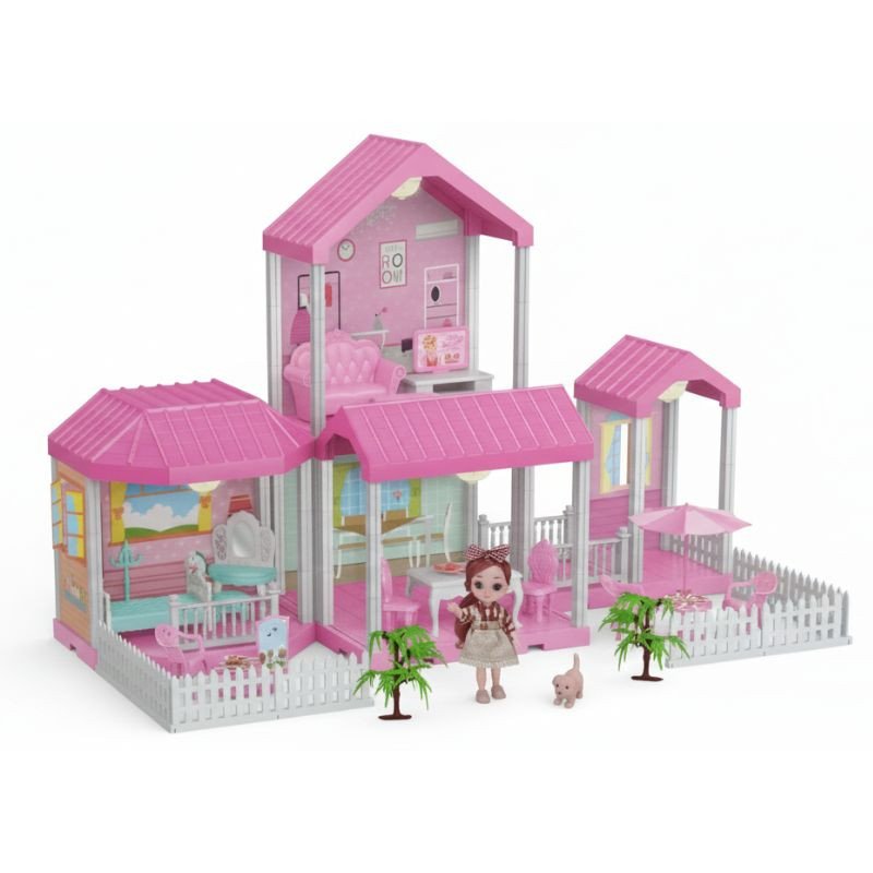 Princess House / Doll House - Luxury Villa - 134 Pcs - Kids Island ...